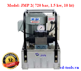 Bơm điện thủy lực Jinsan JMP 2( 10 lít, 720 bar, 1.5 kw) - Cờ lê lực ...